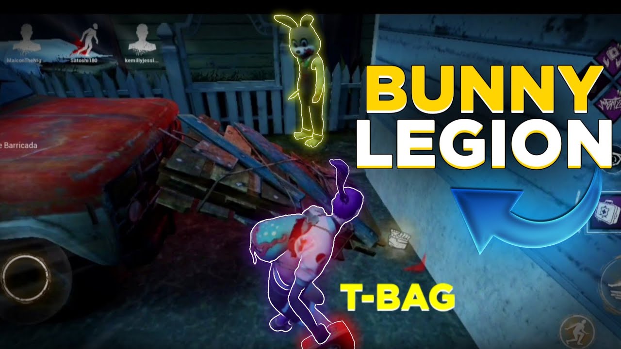 O BUNNY LEGION não GOSTOU DO T-BAG🤣🤣 - Dead by Daylight Mobile - YouTube