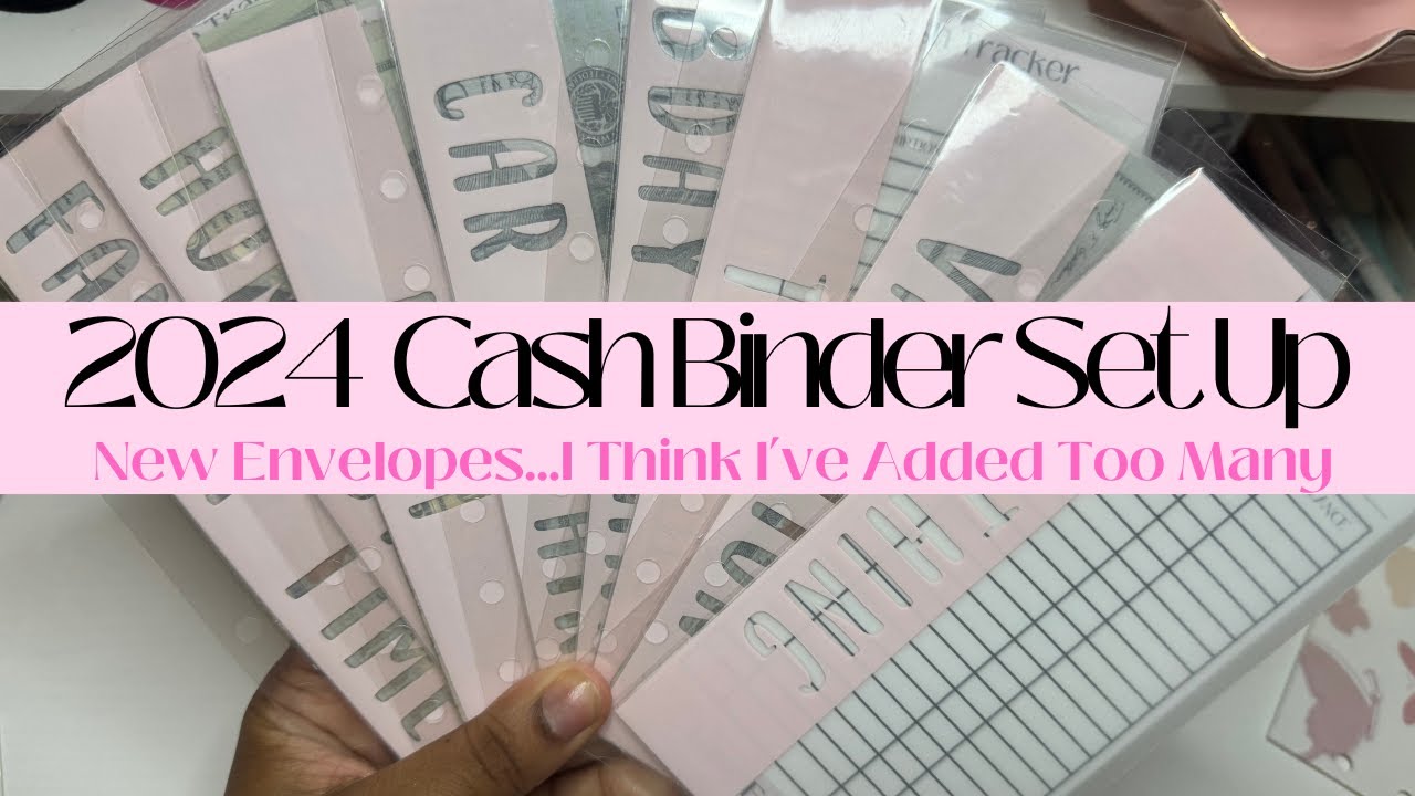 2024 Cash Binder Set UP | New SINKING FUNDS | Beginner CASH Budgeter # ...