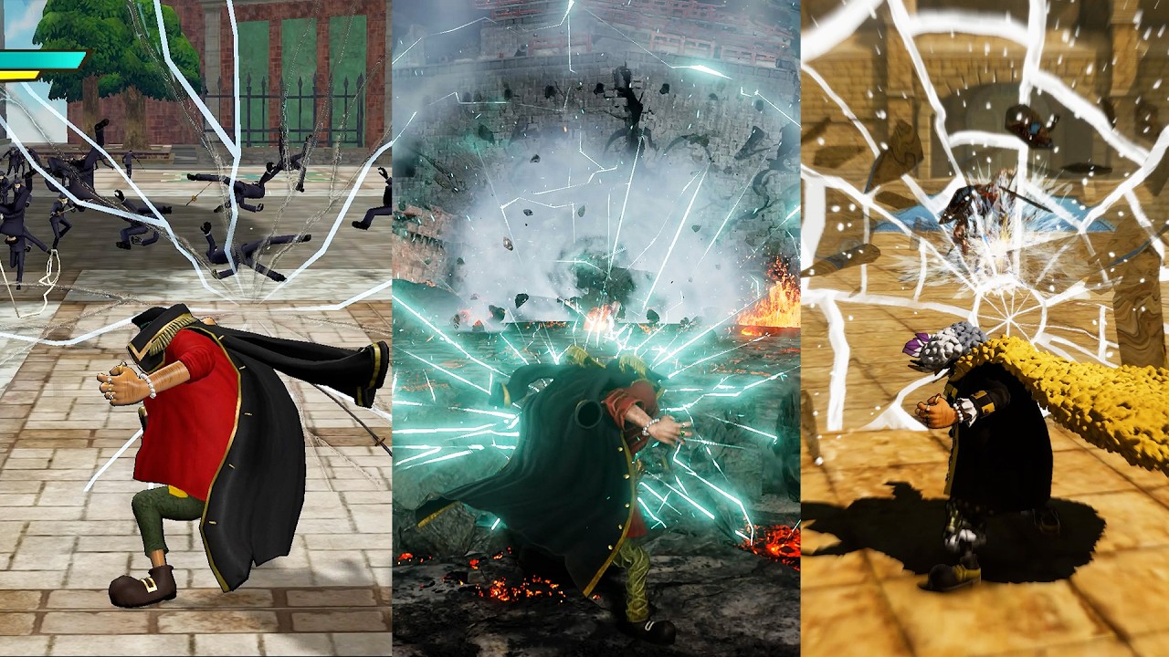 Jump Force VS One Piece Pirate Warriors 3&4 - BLACKBEARD Special ...