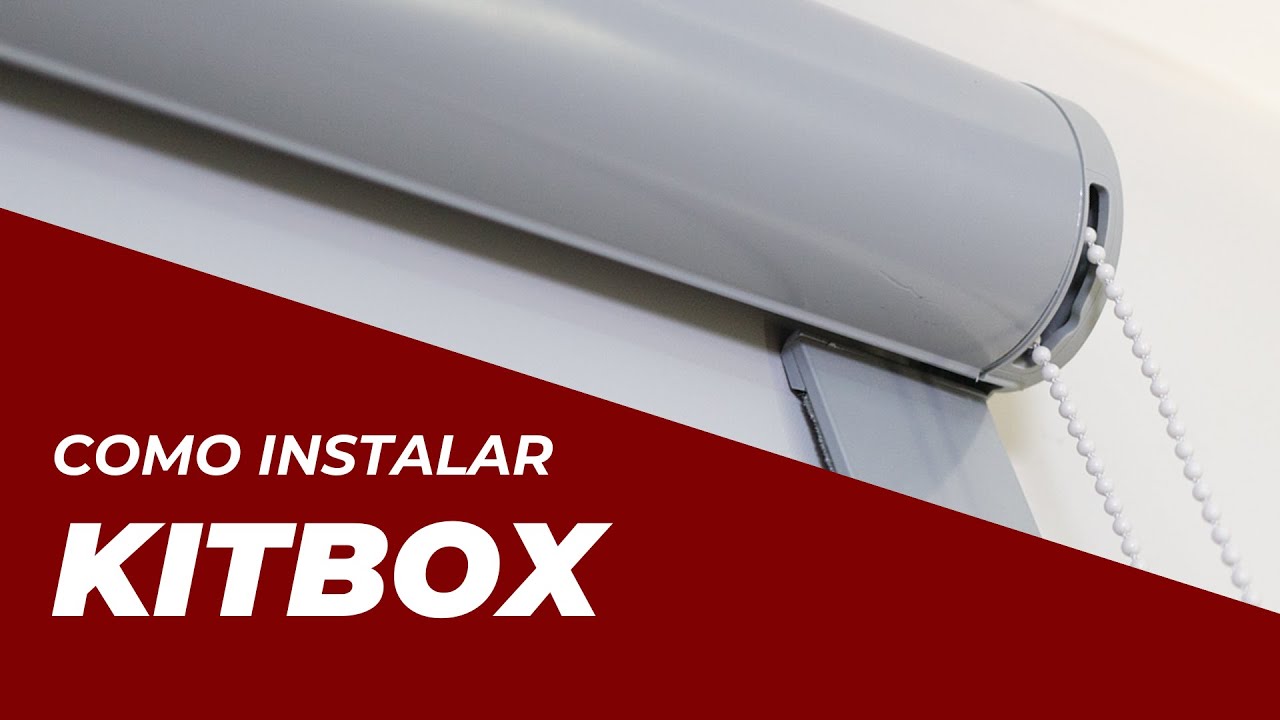 COMO INSTALAR Persiana Kitbox | Fácil Persianas - YouTube