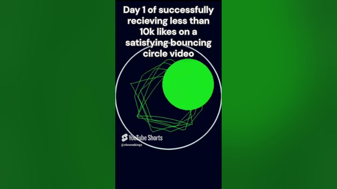 Day 1 bouncing circle #shorts - YouTube