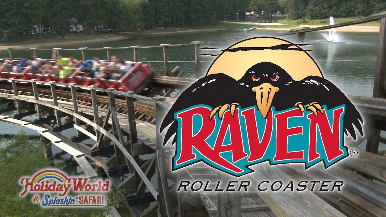 The Raven Off-Ride Shots | Holiday World - YouTube