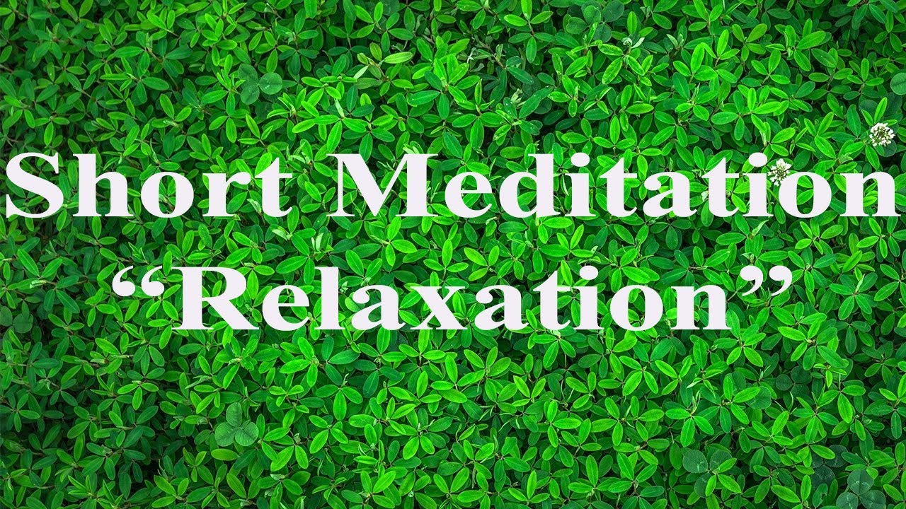Short Meditation Music - 3 Minute Relaxation, Calming - YouTube