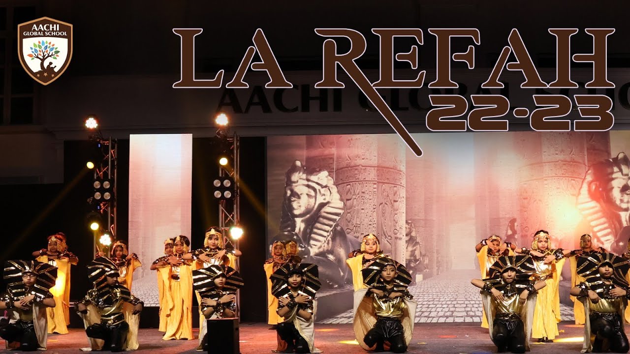 Egyptian Dance | Annual Day - La Refah 2023 | Aachi Global School ...