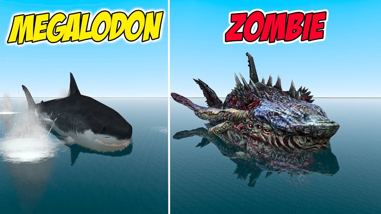 BANG CUPU NAMPAK MEGALODON TAPI ZOMBEE?! (Gmod) - YouTube