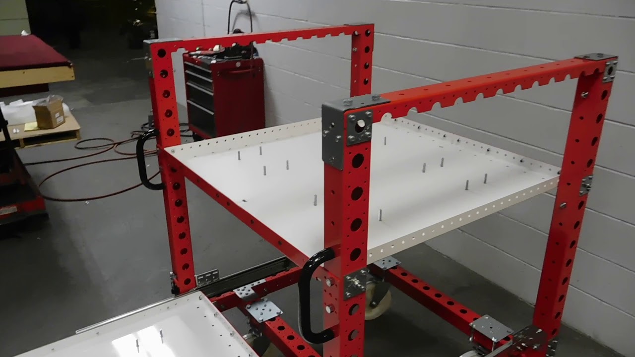 Extendable Shelf Cart | FlexQube | Customize Your Material Handling ...
