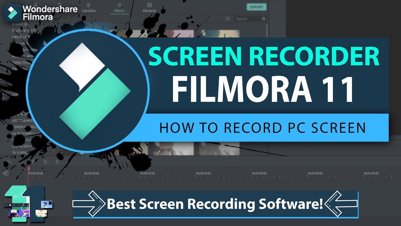 FILMORA 11 | RECORD PC SCREEN IN HIGH QUALITY USING FILMORA - YouTube