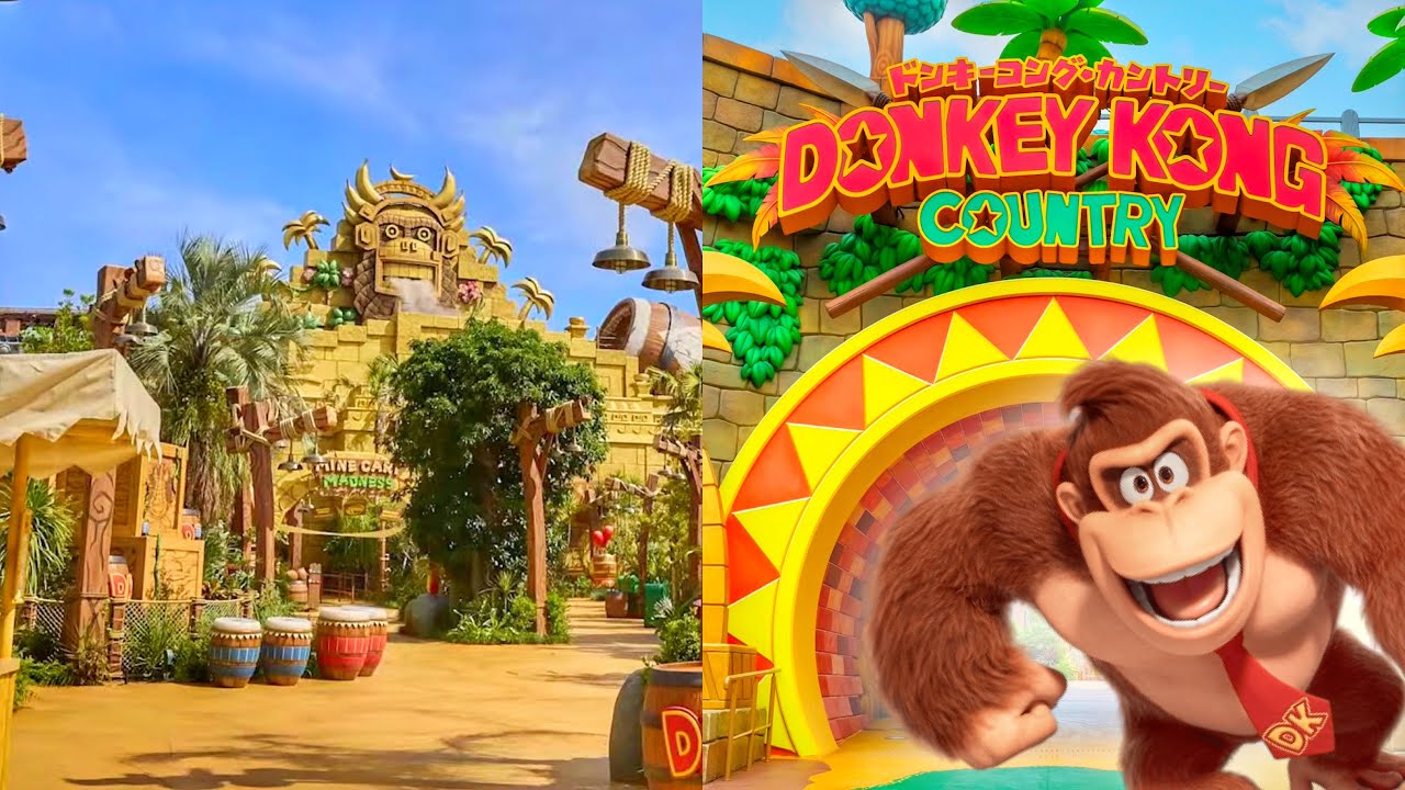 Donkey Kong land OPEN, Year-Round HHN and New Coaster in Hollywood ...
