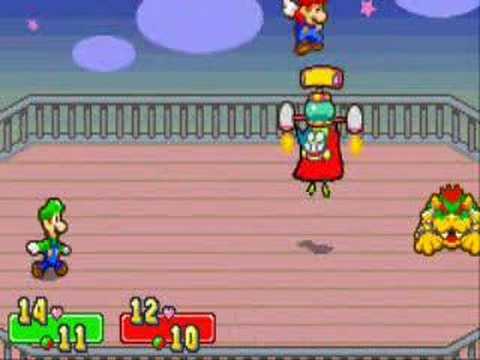 Mario and Luigi: Superstar Saga - Krankfried 1st Battle - YouTube