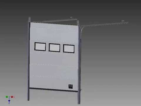 Garage door Animation. - YouTube