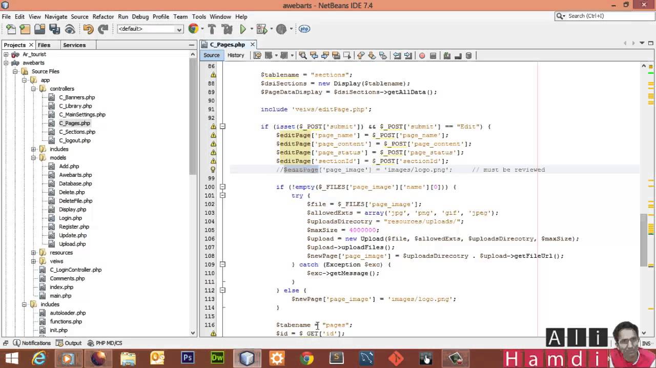 66 PHP MySQL OOP MVC APP Update Image Upload Fixation - YouTube