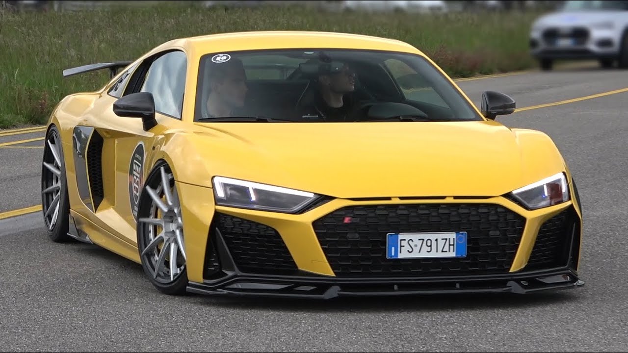 Brixia Supercars 2023 | Accelerations at the Airport! LaFerrari, SVJ ...