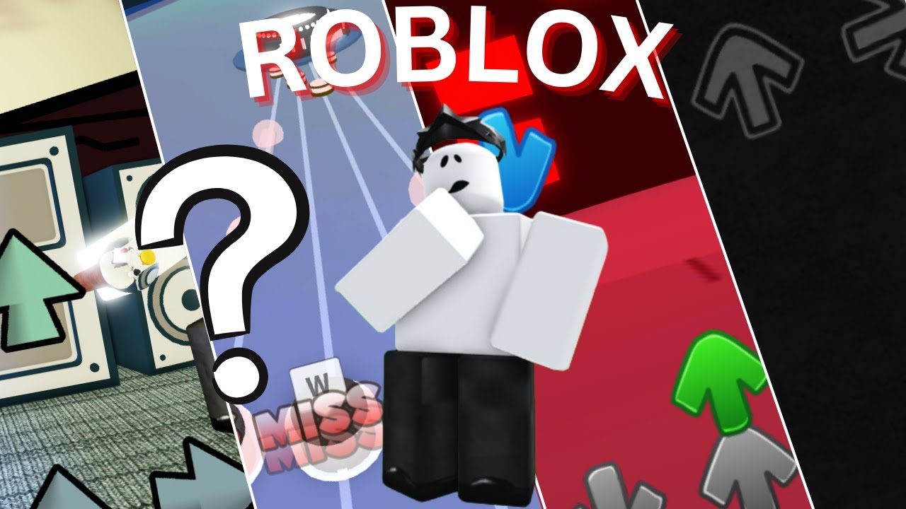 Playing DIFFERENT rhythm games in ROBLOX... - YouTube