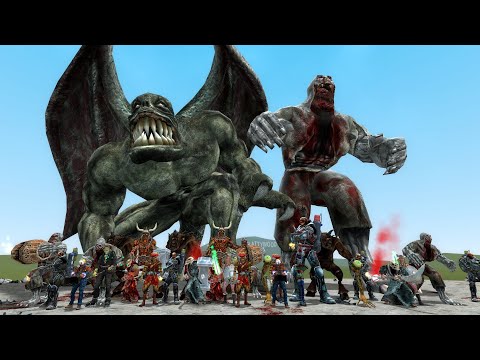 PAINKILLER BATTLES PART 2 - GMOD-FIGHTS - YouTube