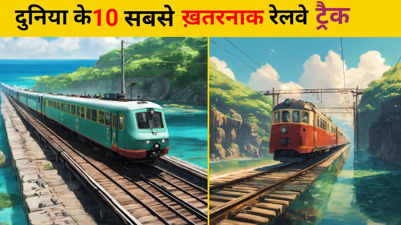 ऐ है दुनिया के 10 सबसे ख़तरनाक रेलवे ट्रैक | 10 most dangerous railway ...