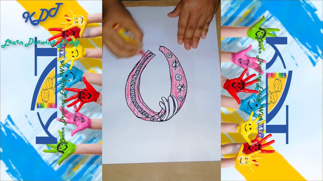 How to Draw barbie headband easily step by step for kids|art tutorial ...