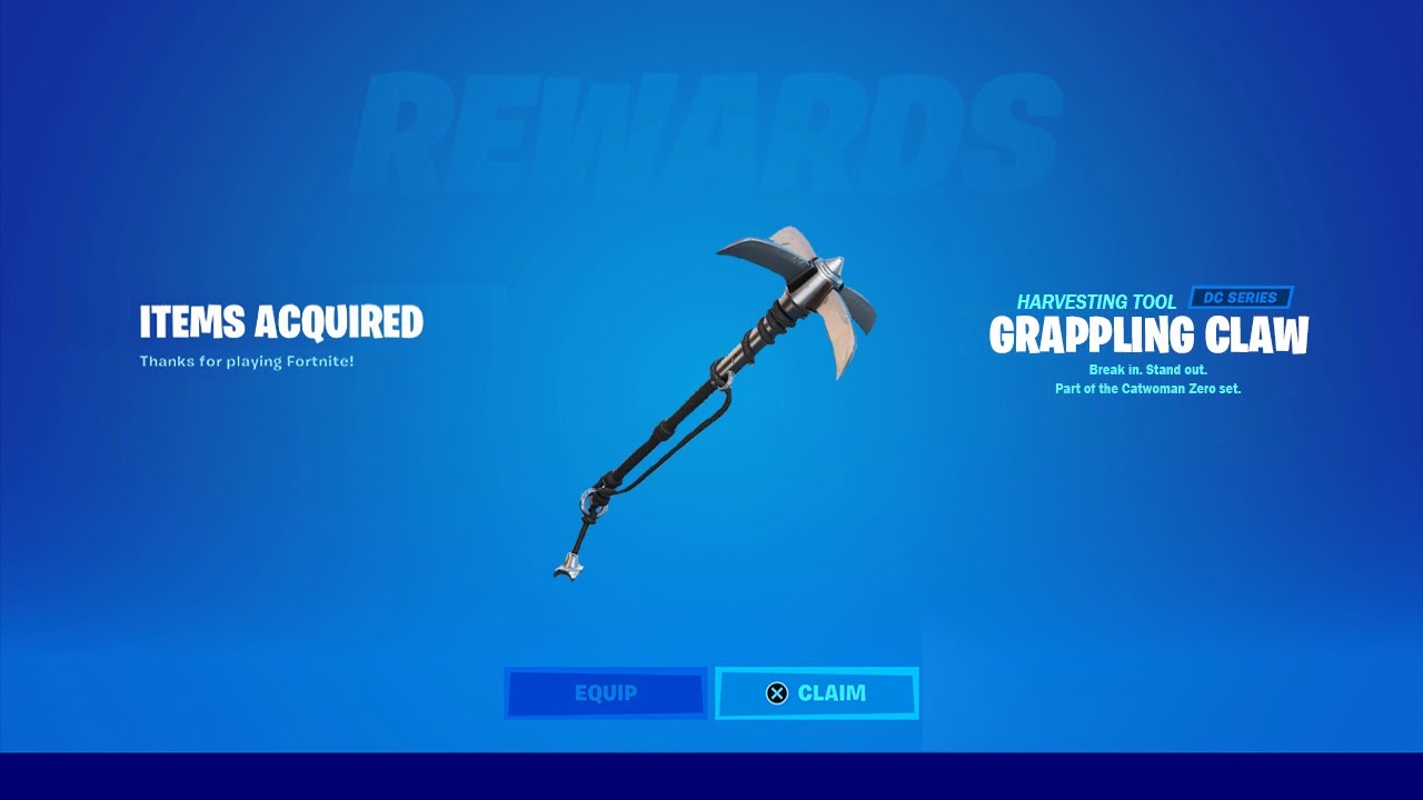 How To Get CODE For Grappling Claw Pickaxe In Fortnite! (Free Grappling ...