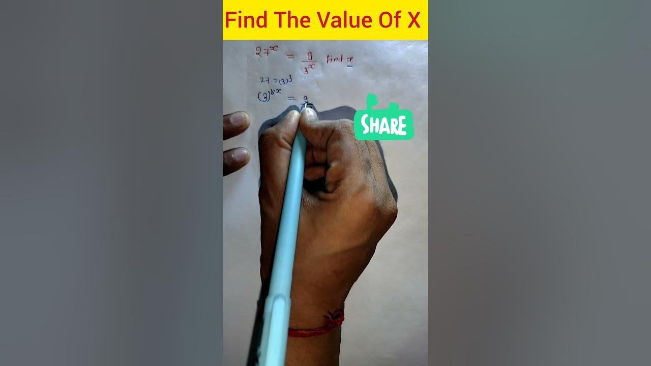 find the values of x given equations class 9 maths #youtubeshorts #viralvideo #basicmathematics ...