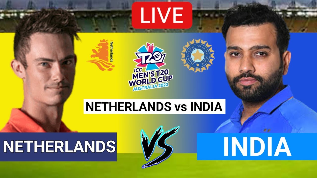 🔴LIVE CRICKET MATCH TODAY | T20 world cup | IND VS NED LIVE TODAY ...
