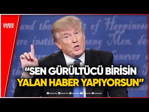 Trump'tan CNN Muhabirine Sert Tepki: \