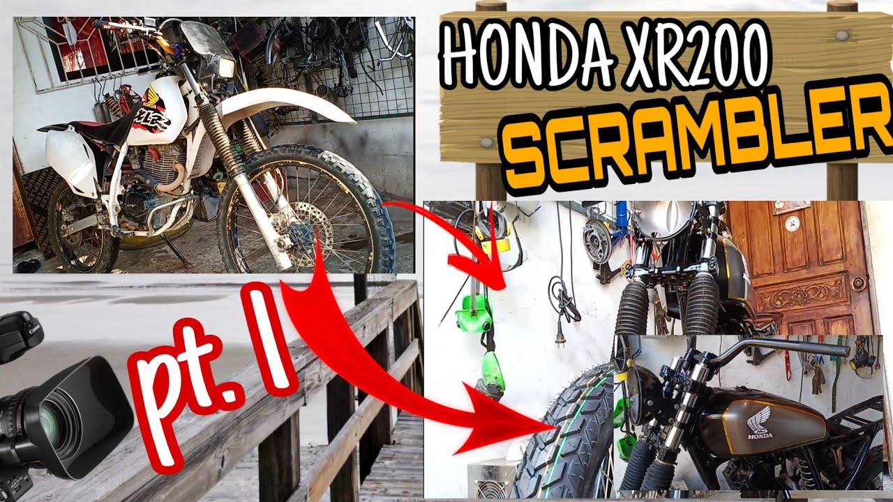 DNG Custom TV: XR200 Scrambler (BACKYARD BUILD)!!! - YouTube