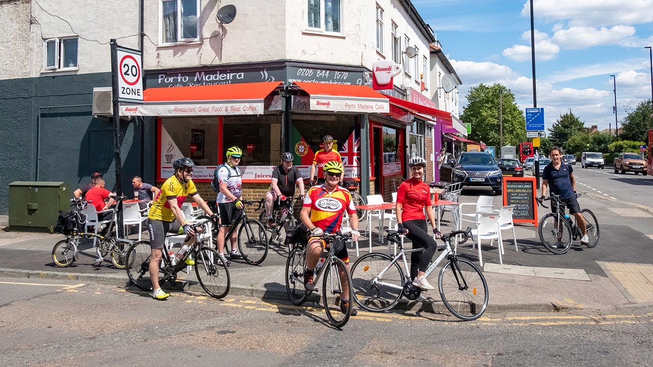 London Clarion Cycling Club visit Heathrow Airport - YouTube