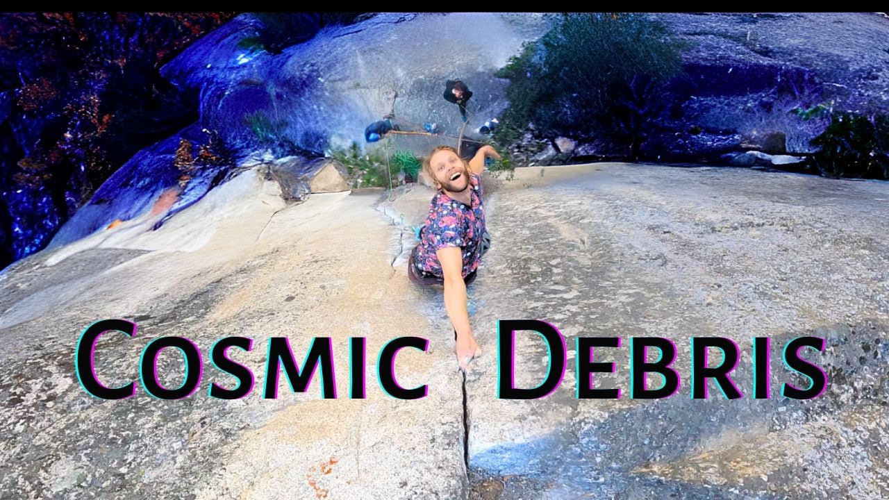 Hard climbing in Yosemite valley. Cosmic Debris 5.13b Trad - YouTube