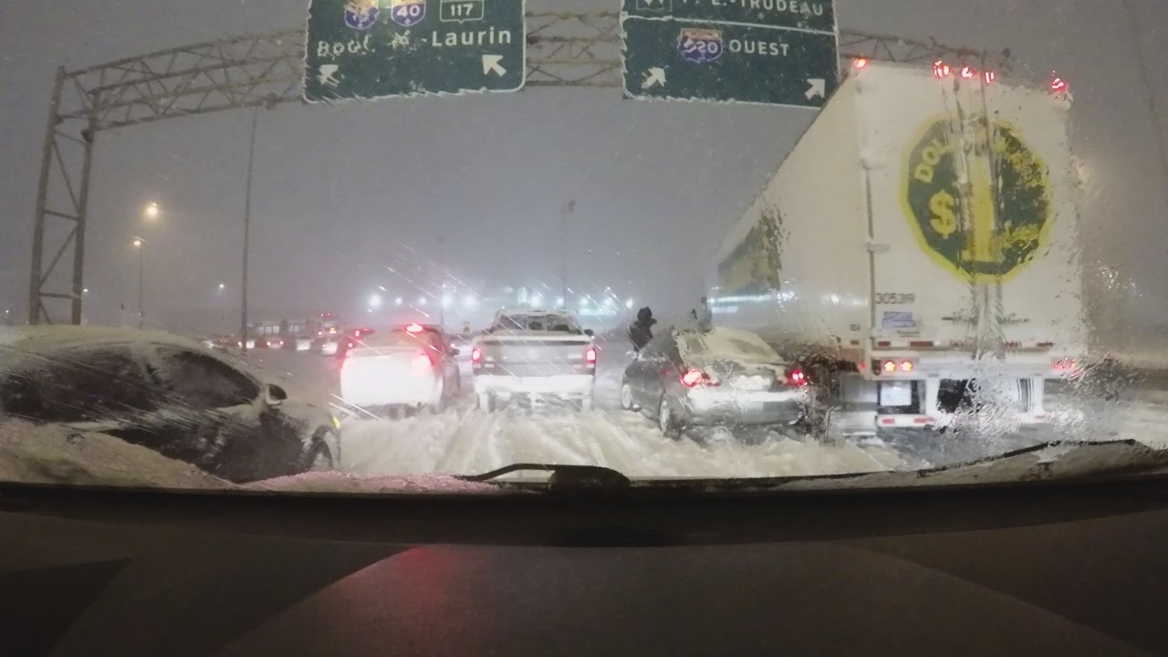 TEMPÊTE WINTER STORM MONTREAL 14 mars 2017 - YouTube