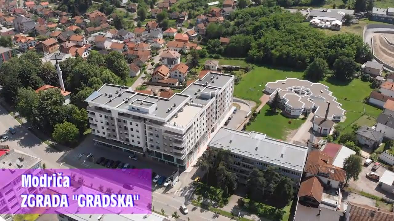 MODRIČA: ZGRADA "GRADSKA" - IZDAVANJE APARTMANA - YouTube