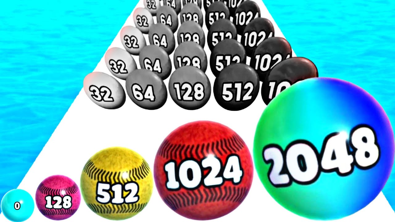 🎮 Number Ball 3D: Merge Games, Ball Run 2048 Infinity - Gameplay ...