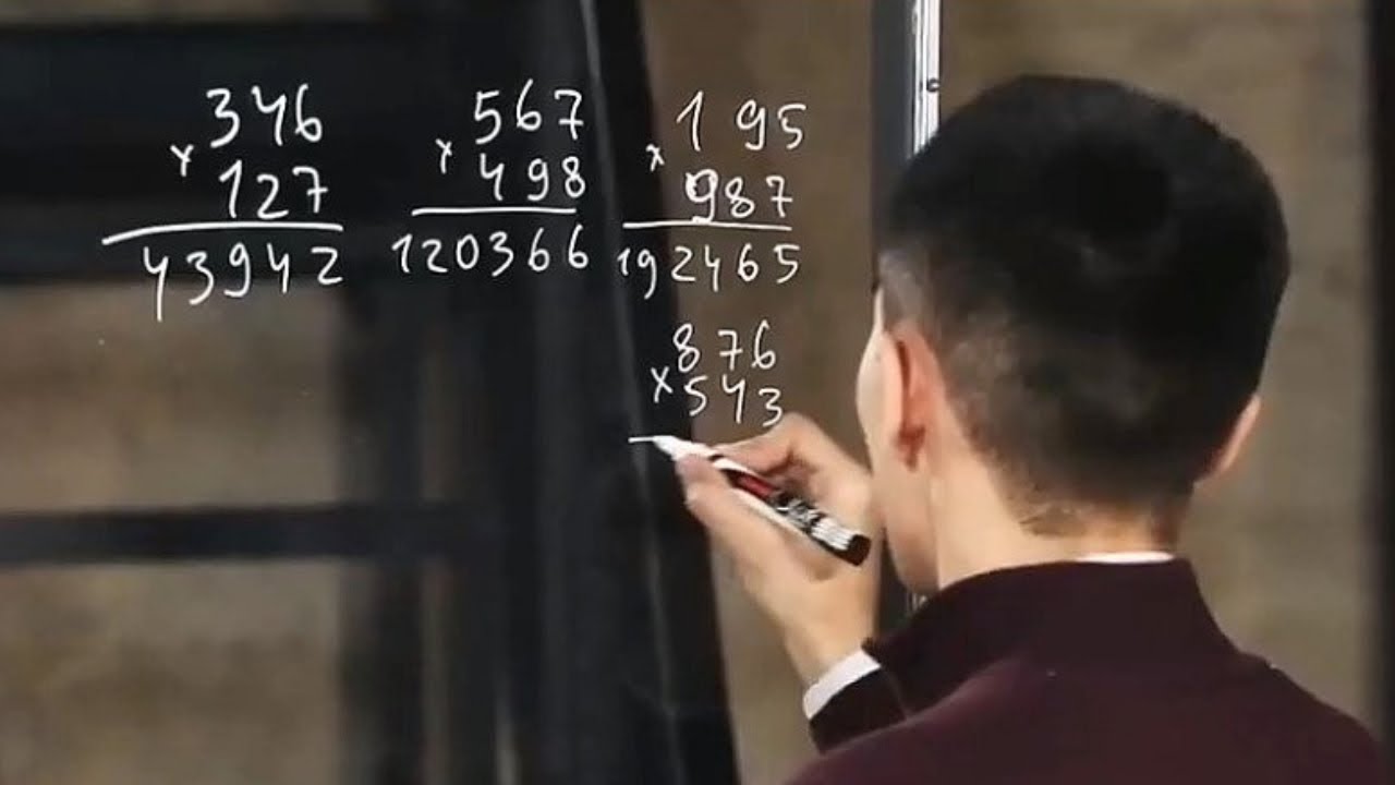 Human Calculator Attempting To Prove Their Abilities - YouTube