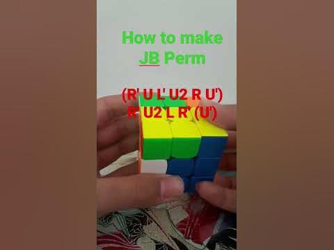 How to make JB Perm? #rubikscube #pll tutorial - YouTube