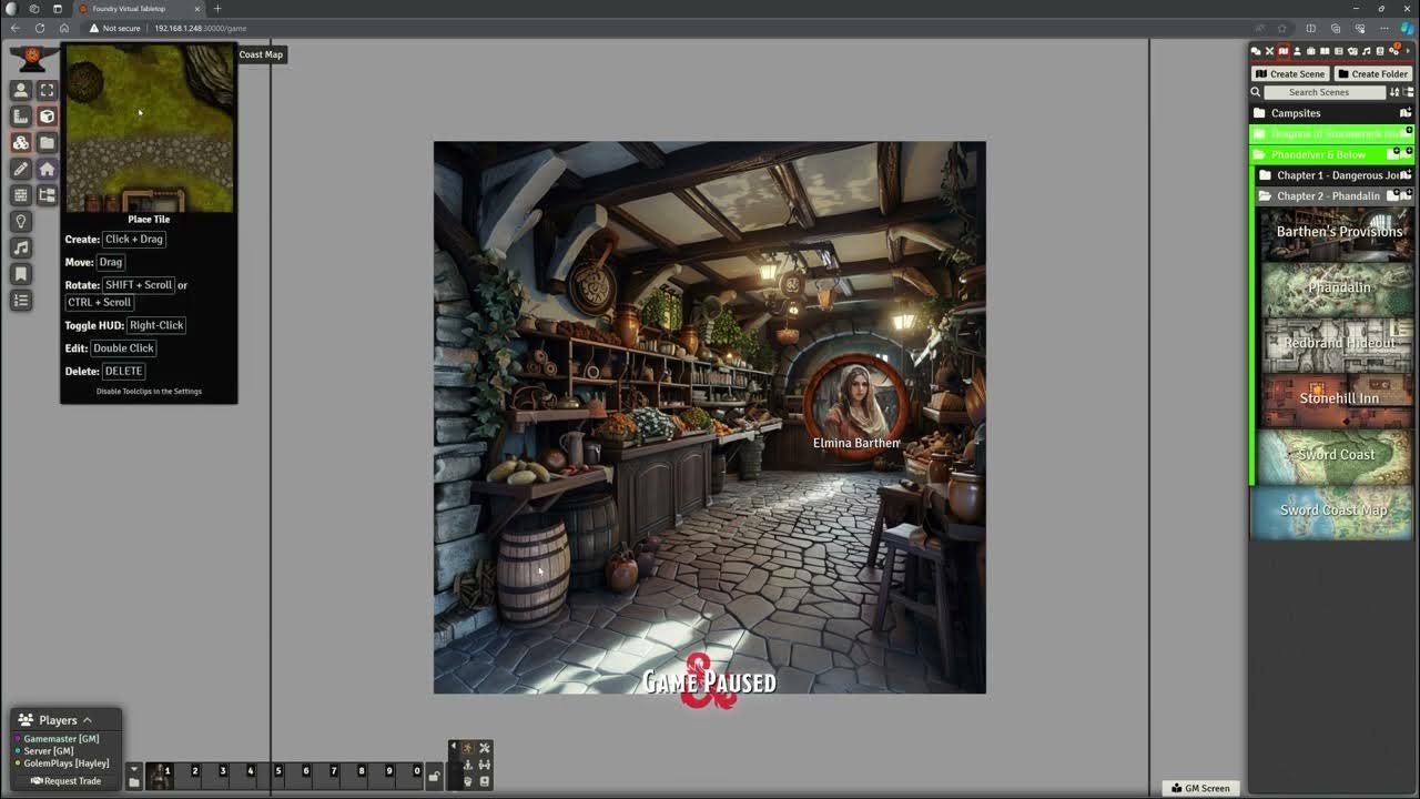 Foundry VTT - Tips: Teleporting with Monk's Active Tile Triggers - YouTube
