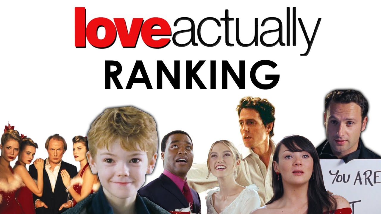 LOVE ACTUALLY 💖(Realmente Amor) RANKING de sus HISTORIAS de PEOR a ...