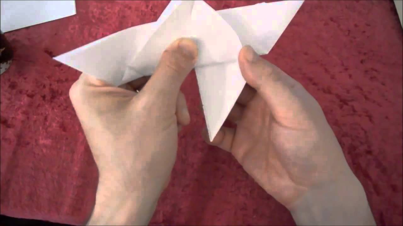 πως να κανετε μια πεταλουδα απο χαρτι - YouTube