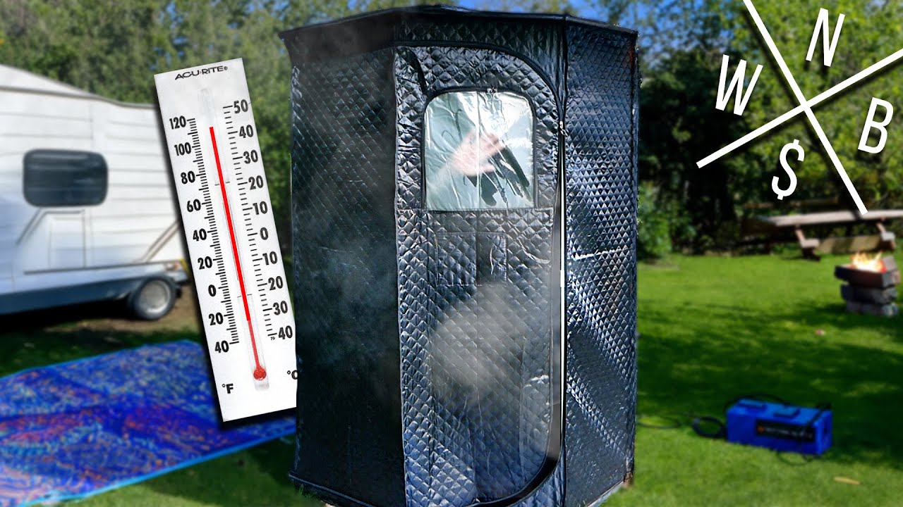 Portable Sauna Steam Box - Setup & First Impressions - YouTube