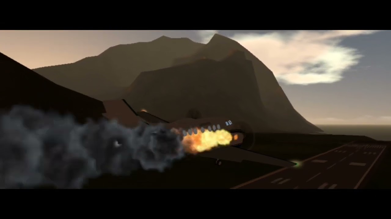 Aerolínea Lanhsa Flight 018 - Crash Animation - YouTube