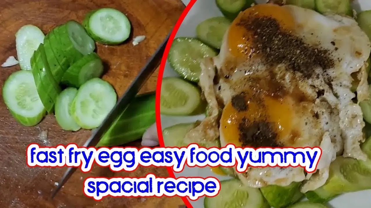 fast fry egg easy food yummy special recipe delicious cooking - YouTube