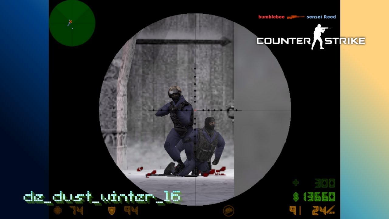 Counter Strike Gameplay (de_dust_winter_16) Full HD - NO COMMENTARY ...