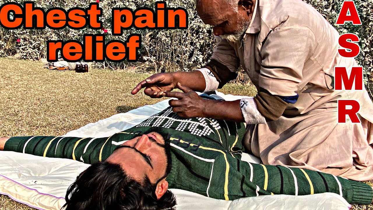 ASMR || INSTANT RELIEF OF RIBS PAIN|| AMAZING TECHNIQUE BY BABA KALU ...