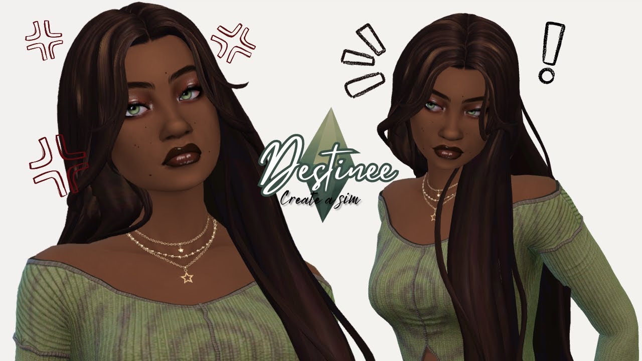 🌿The Sims 4 | Destinee | Create-A-Sim - YouTube