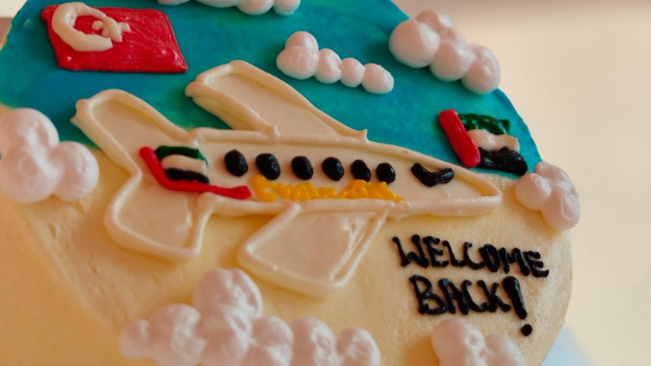 welcome back cake design - YouTube