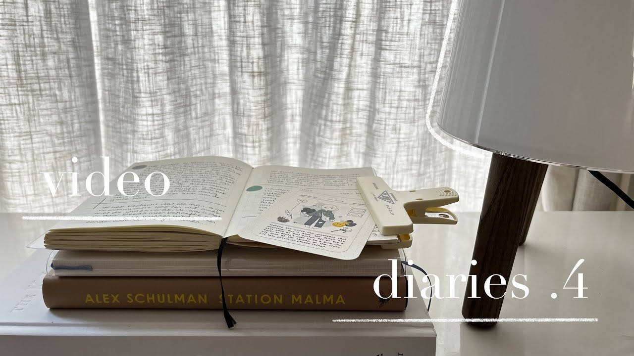 Video diaries .4 | reading, resting & writing a commonplace page - YouTube