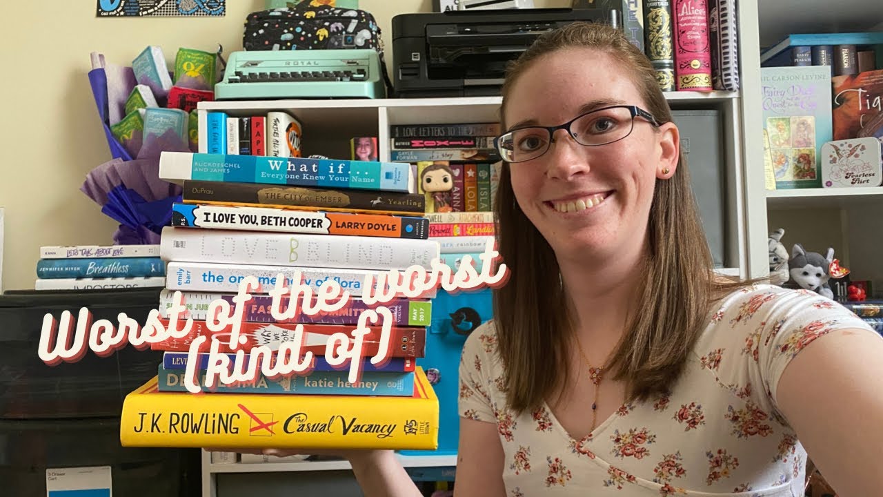The Worst Books I've Read (According to Goodreads) - YouTube