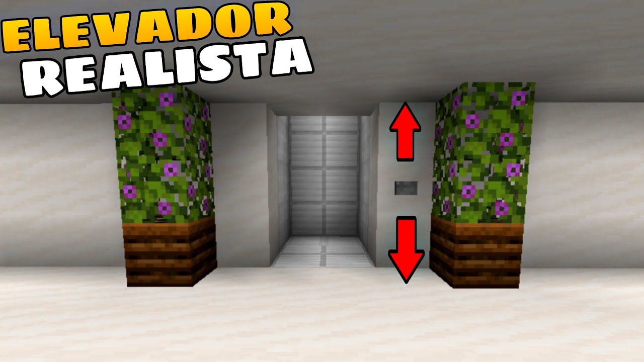 Como Hacer el Mejor Ascensor/Elevador en Minecraft Bedrock - YouTube