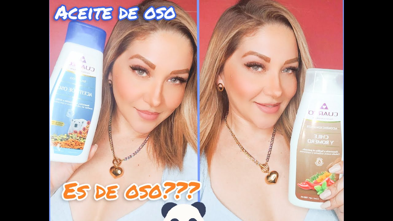 Shampoo de aceite de Oso/ es de Oso? + Acondicionador de Chile y Romero ...