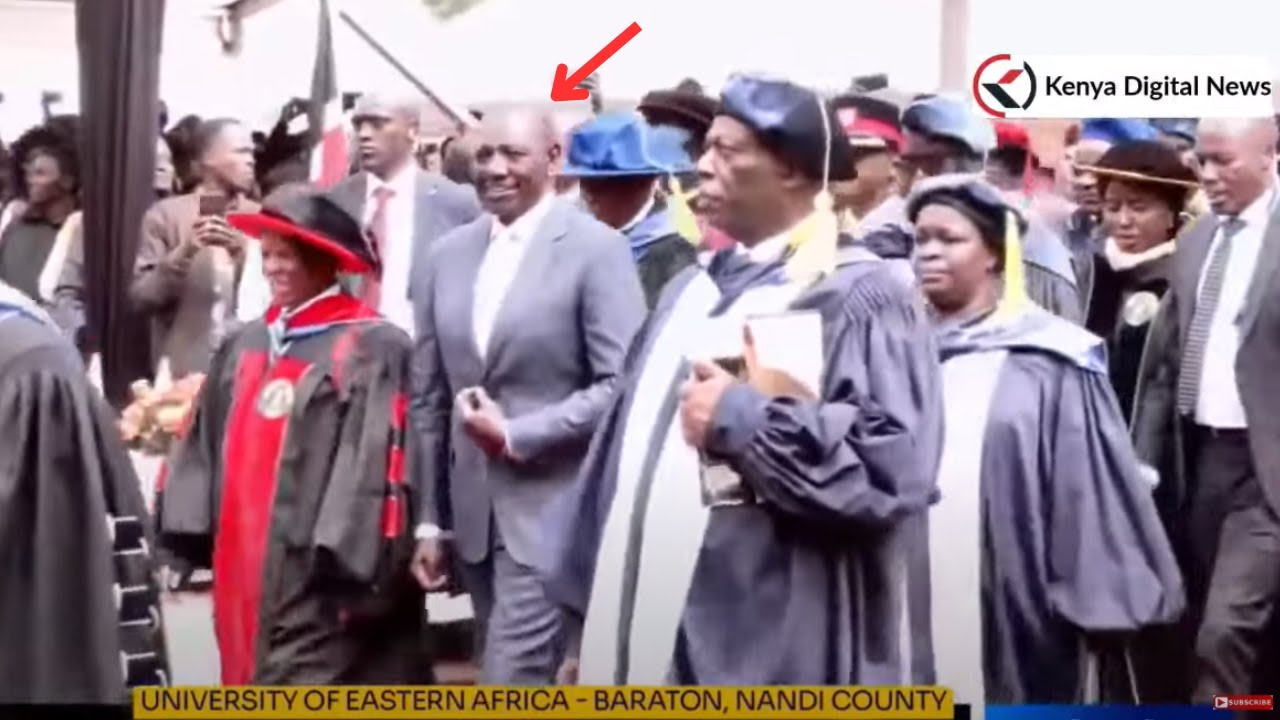 See How Pres. Ruto Arrived in Nandi for the University of Eastern ...