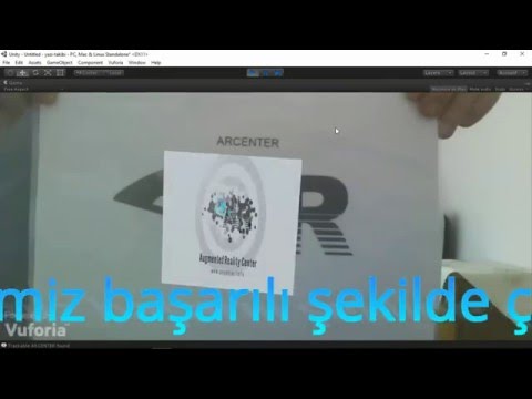 Artırılmış Gerçeklik: 7- Unity Artırılmış Gerçeklik Uygulaması