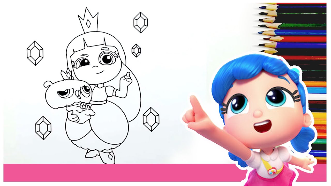 COMO PINTAR A PRINCESA GRIZELDA DO DESENHO VERA E O REINO DO ARCO-ÍRIS ...