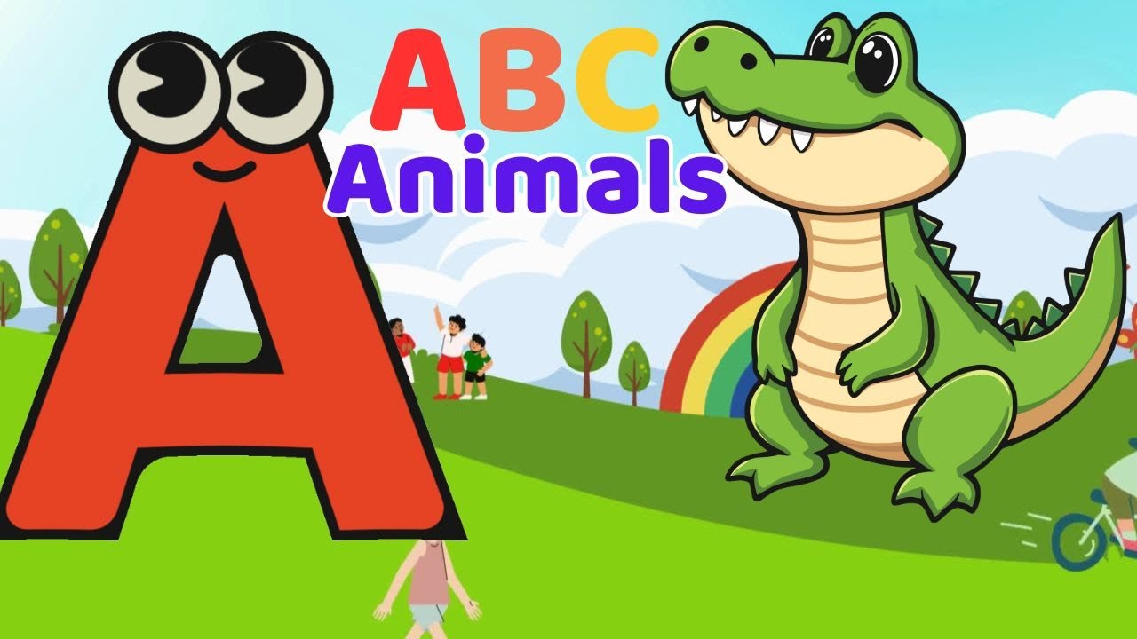 Alphabet Phonics with Animals | A to Z Animal Sounds for Kids | ABC ...